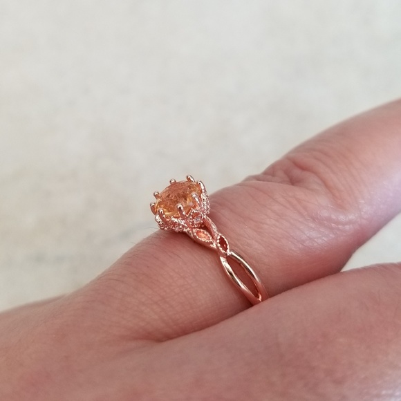 Jewelry | Delicate Rose Gold Solitaire | Poshmark